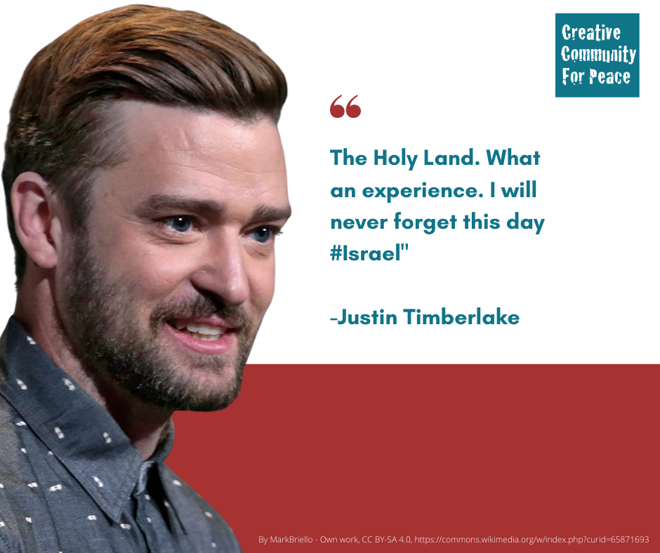 Justin Timberlake - Creative Community for Peace