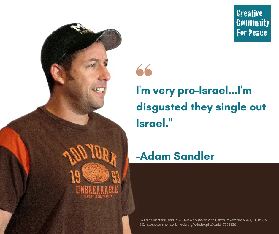 Adam Sandler - Creative Community for Peace