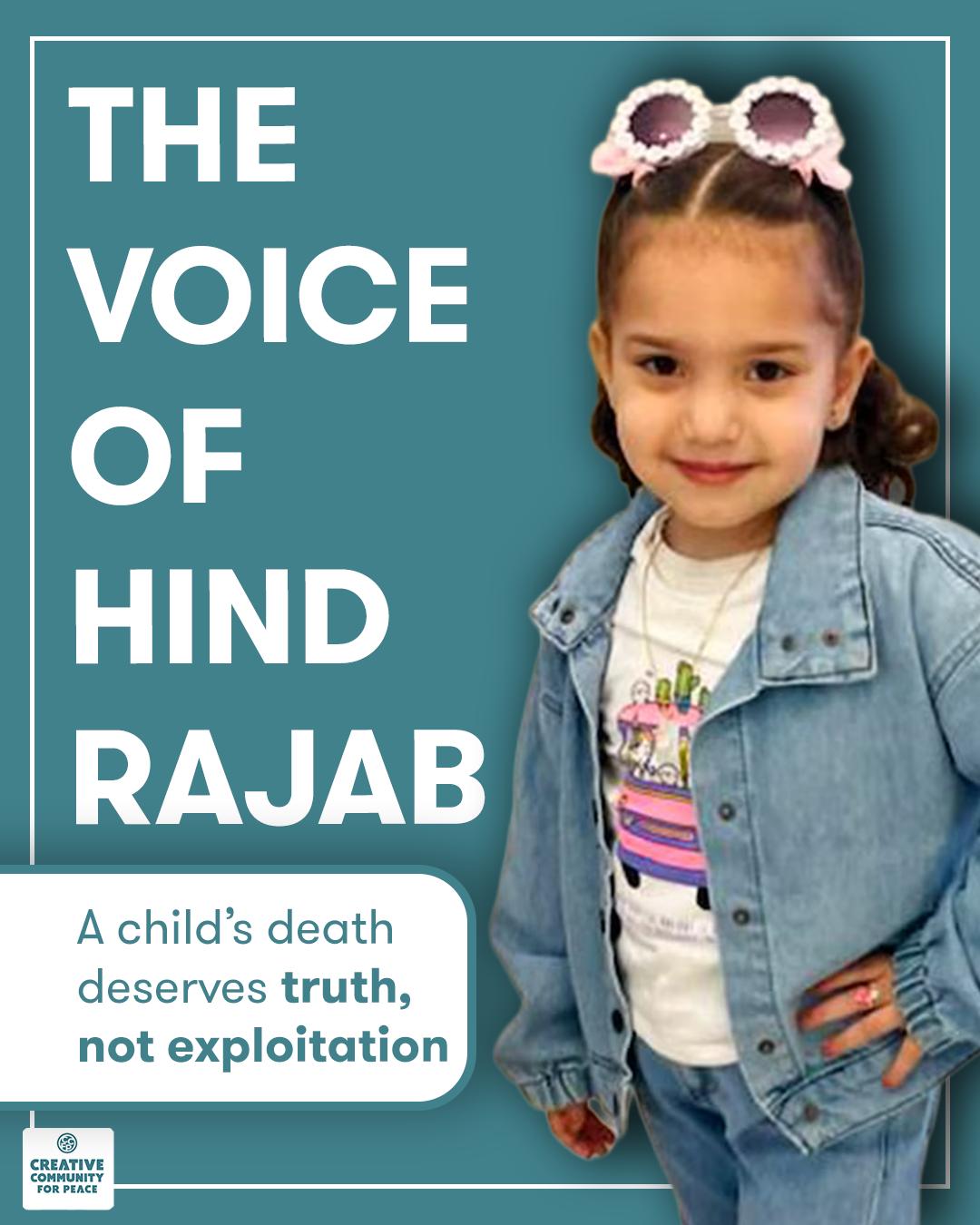 The Voice of Hind Rijab - Creative Community for Peace
